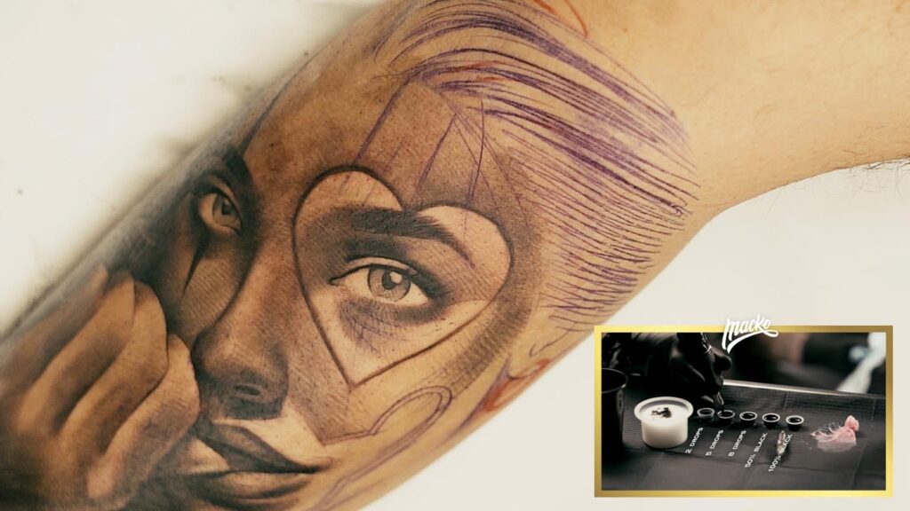 La Payasa tattoo video tutorial | Macko™